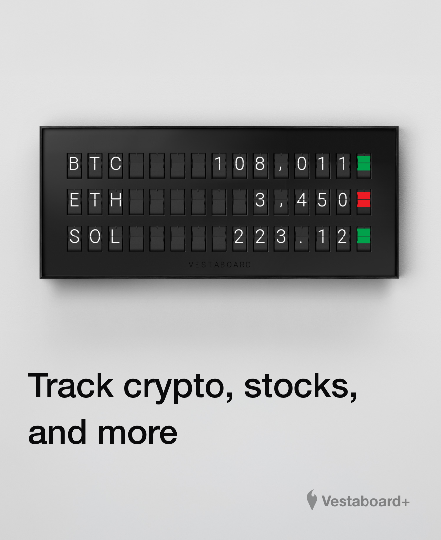 Vestaboard Note - Set the tempo for the ones you love